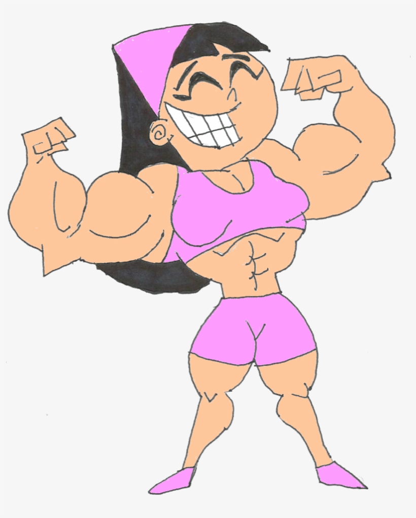 Download Muscle Trixie Colorized By Ldejrufffan - Fairly Oddparents ...