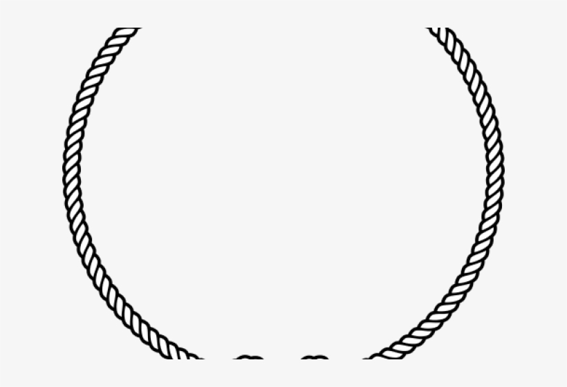 Download Drawn Rope Circle Vector - Rope Drawing Circle | Transparent ...