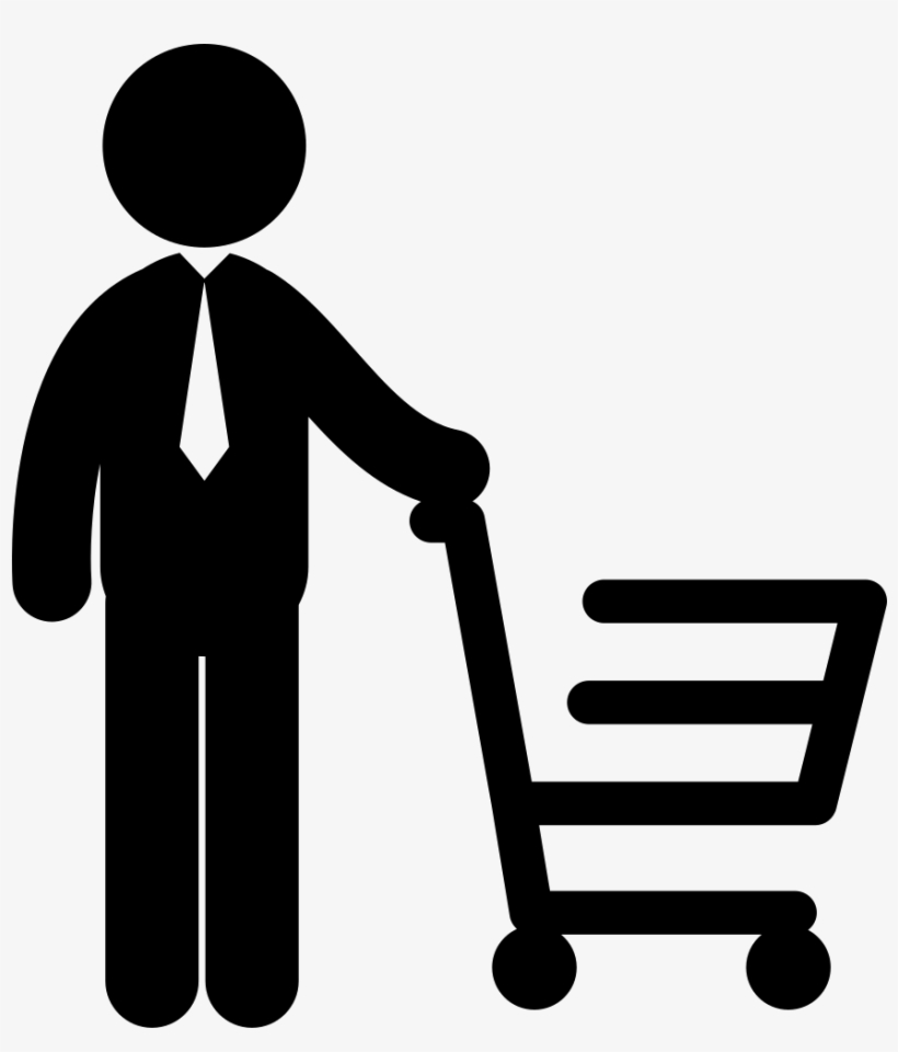 Png File Svg - Man With Cart Icon PNG Image | Transparent PNG Free ...