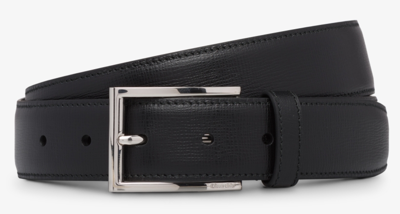 Elongated Buckle Belt St James Leather Belt Black Church's PNG Image ...