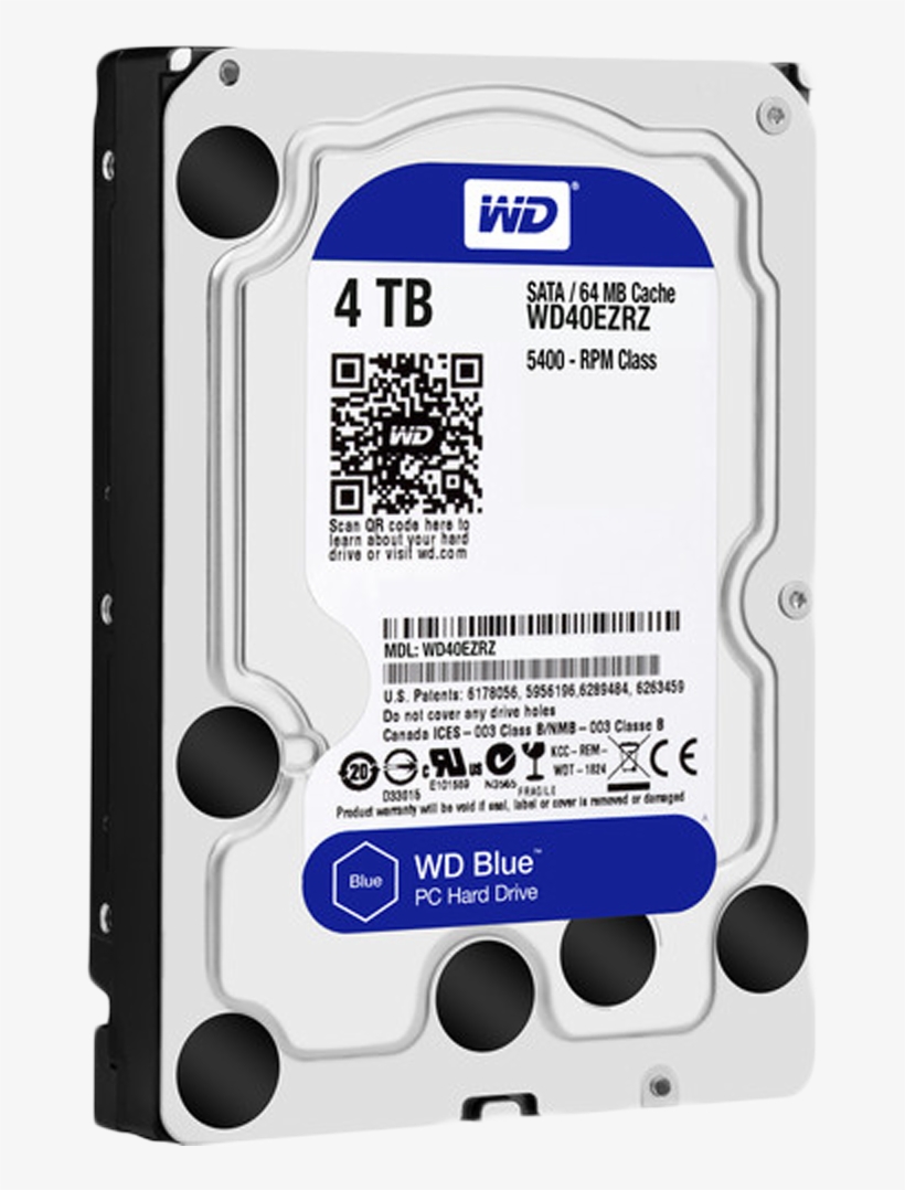 Wd 4tb Blue - Wd 4tb Hard Disk PNG Image | Transparent PNG Free ...