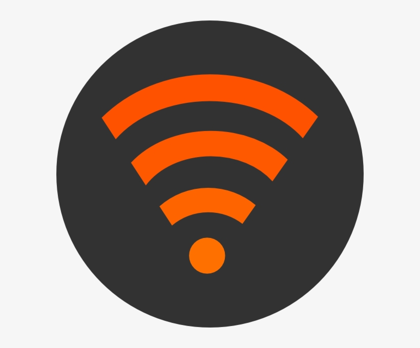 Wifi Logo Orange Png