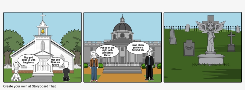 Comic Strip About Faith - Cartoon PNG Image | Transparent PNG Free ...