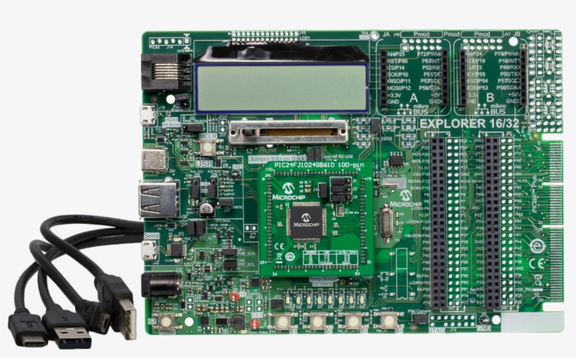 Explorer 16 32 Development Board PNG Image | Transparent PNG Free ...