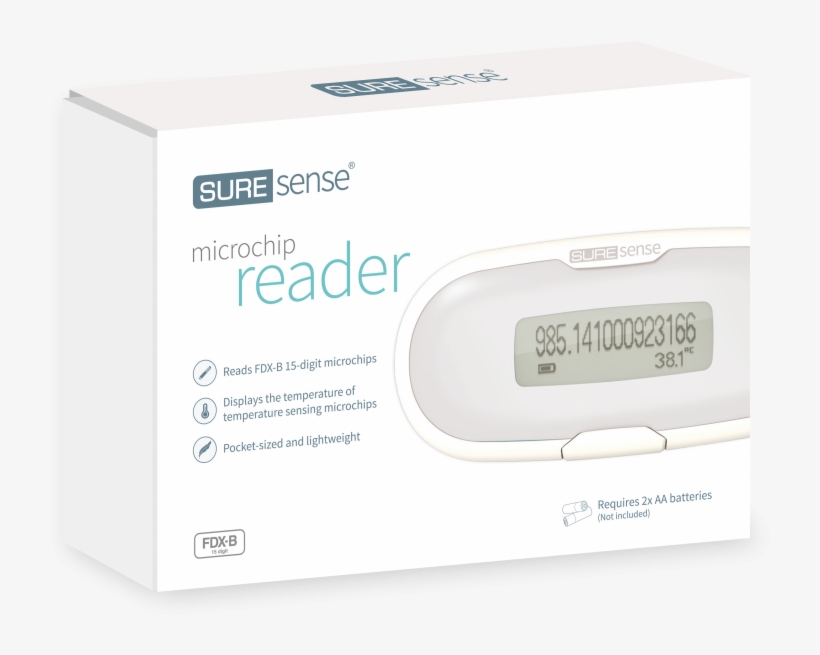 Sure Sense Microchip Reader - Box PNG Image | Transparent PNG Free ...