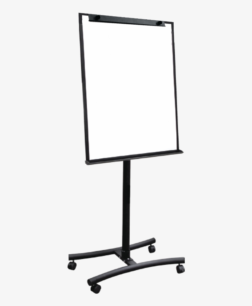 Magentic Rolling Easel, Black - Whiteboard PNG Image | Transparent PNG ...