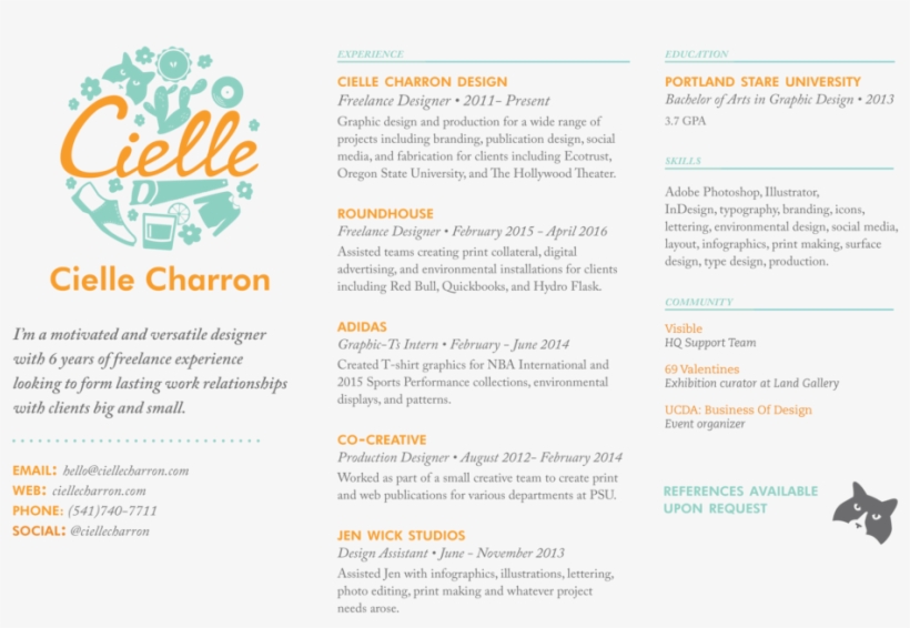Cielle Charron Resume PNG Image | Transparent PNG Free Download on SeekPNG