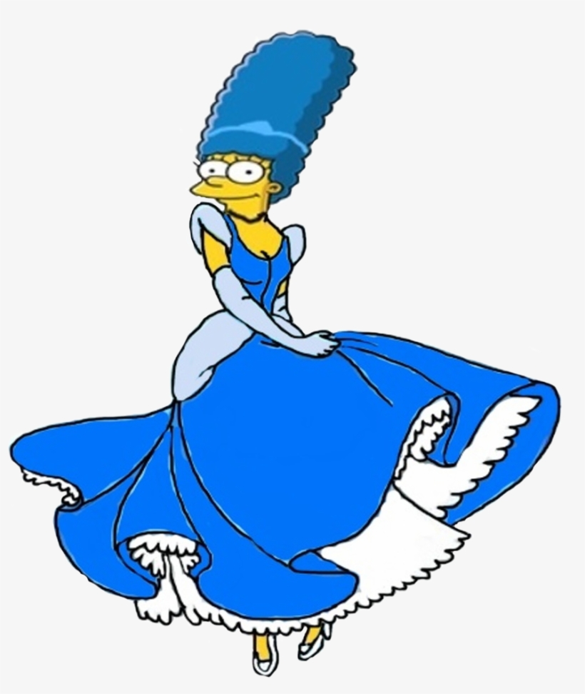 Princess Margerella - Marge Simpson Princess PNG Image | Transparent ...