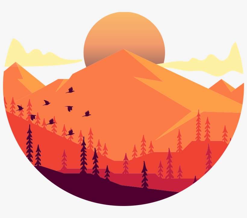 Depicting A Rising Sun - Illustration PNG Image | Transparent PNG Free ...