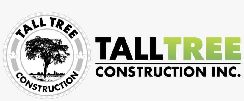 Download Tall Tree Construction Logo - Circle | Transparent PNG ...