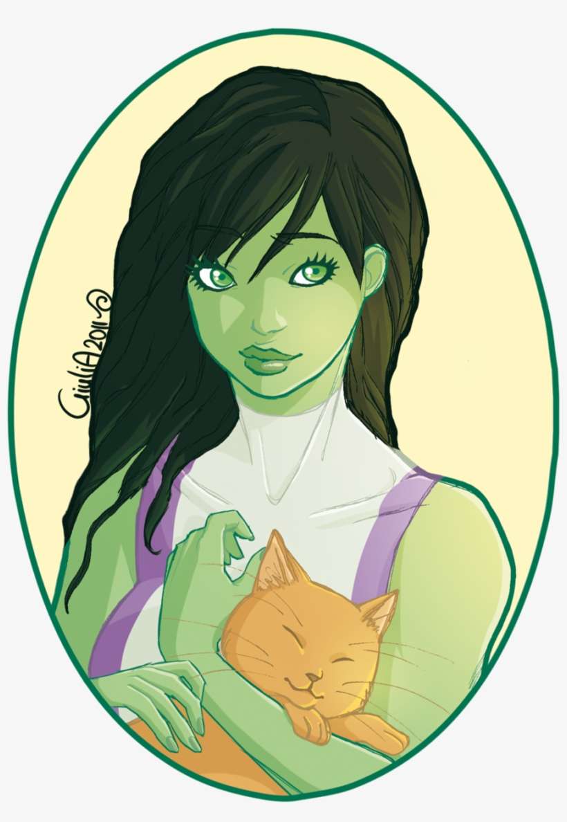 Commission She Hulk By Khiliel - Cartoon PNG Image | Transparent PNG ...
