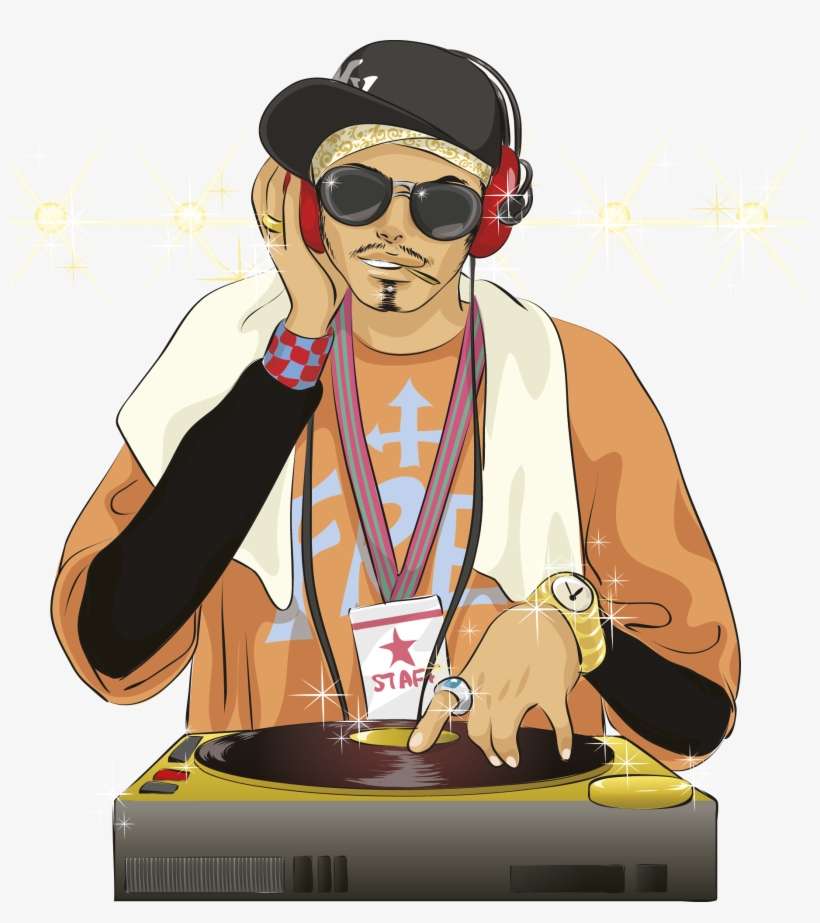 Vector Transparent Library Dj Transparent Hip Hop - Hip Hop Dj Clipart ...