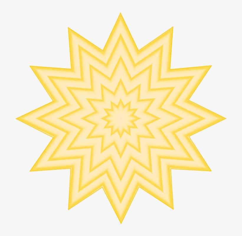 Star Pattern Drawing, Soft Yellow Pattern Of Stars - Flag In The Style ...