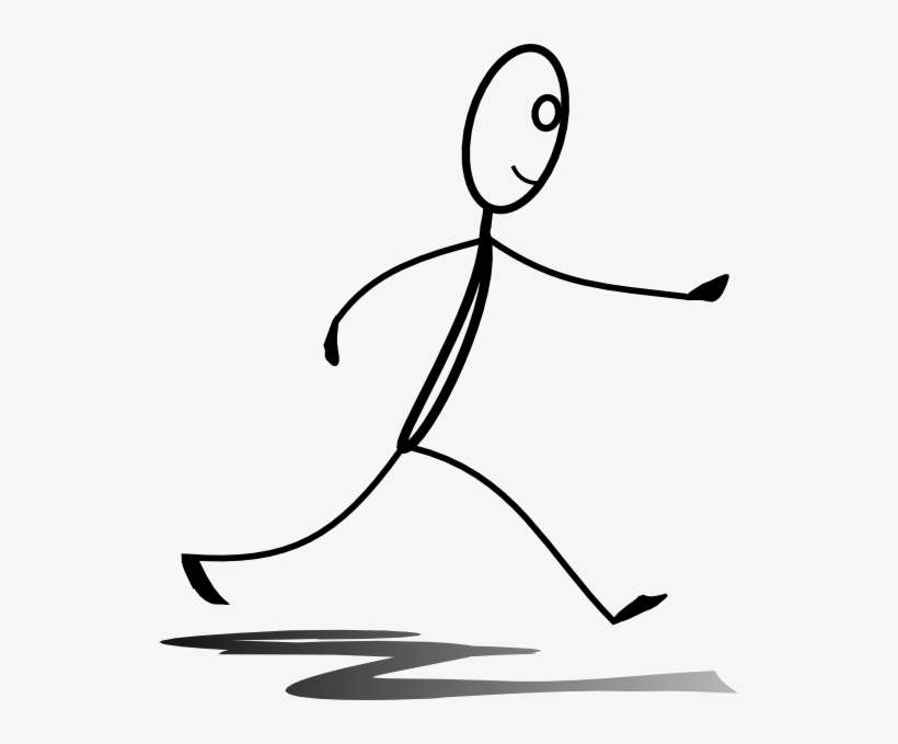 Download Small - Stick Man Walking | Transparent PNG Download | SeekPNG