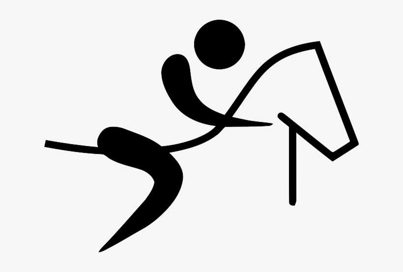 Symbol, Horse, Sports, Pictogram, Riding, Stickman - Olympic Horse ...