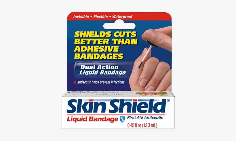 Skin Shield® - Skin Shield Liquid Bandage, Dual Action - 0.45 Fl Oz PNG ...
