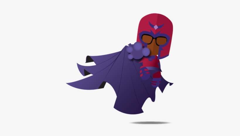 Purple Polo - Chibi Magneto PNG Image | Transparent PNG Free Download ...