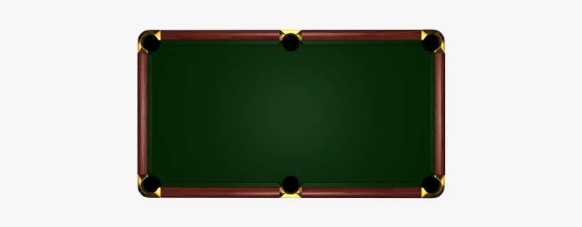 Download Pool Table Top View Png - Billiard Table | Transparent PNG ...