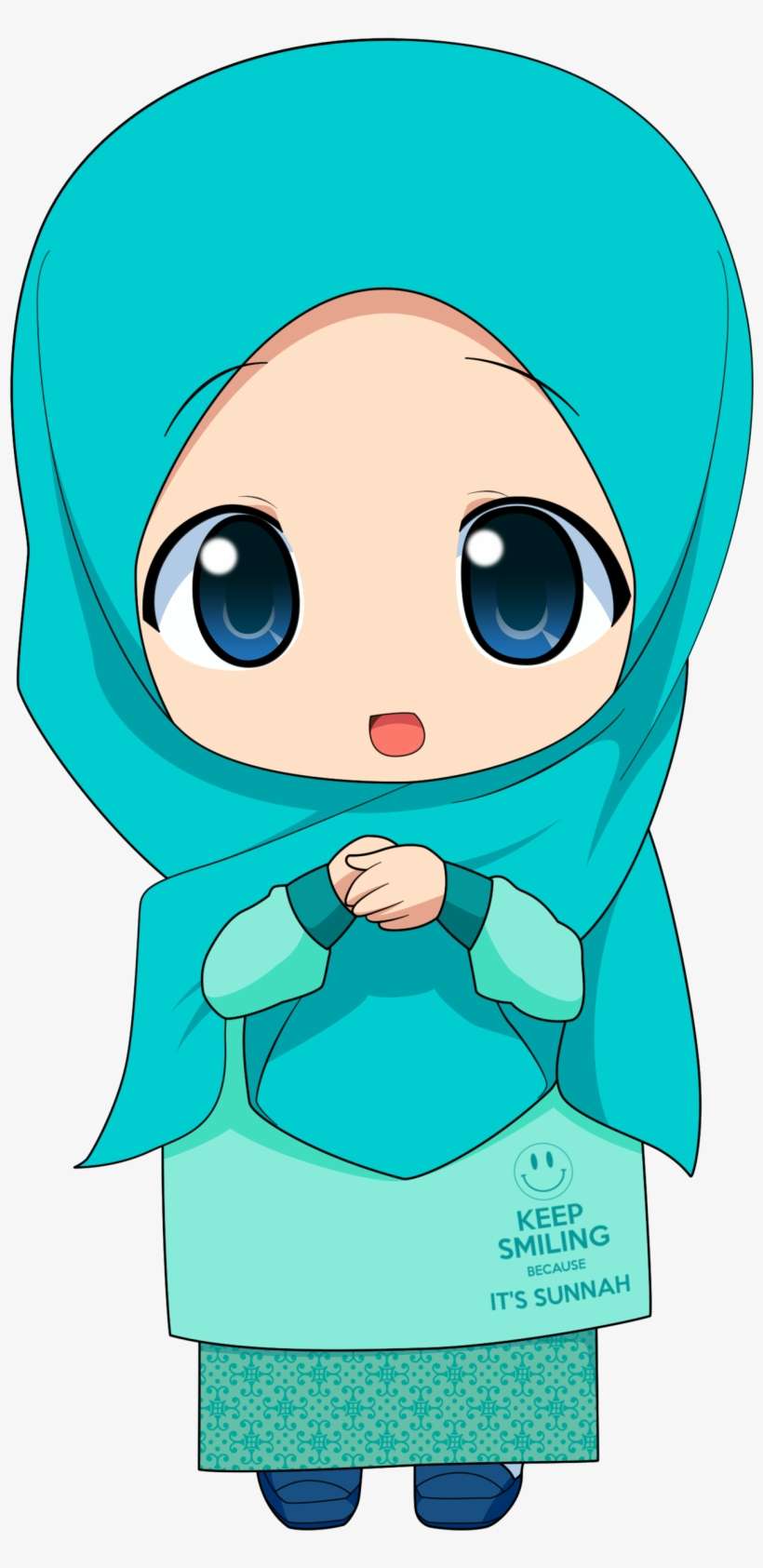 Download Chibi Muslimah 2 By Taj92 - Anime Chibi Muslim | Transparent ...