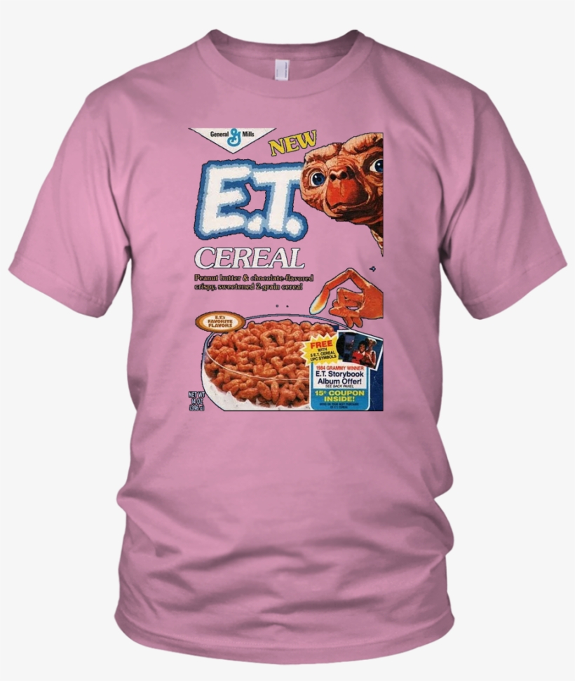 E T Retro 80s Breakfast Cereal Box Art Unisex PNG Image | Transparent ...
