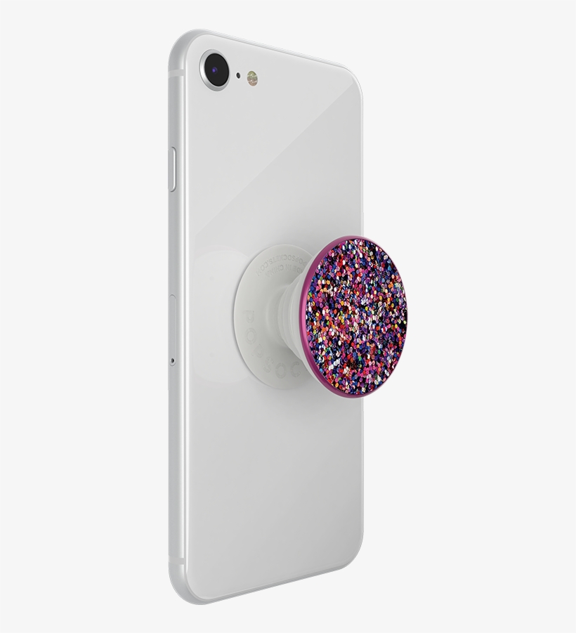 Sparkle Party Multi - Black Sparkle Popsocket PNG Image | Transparent ...