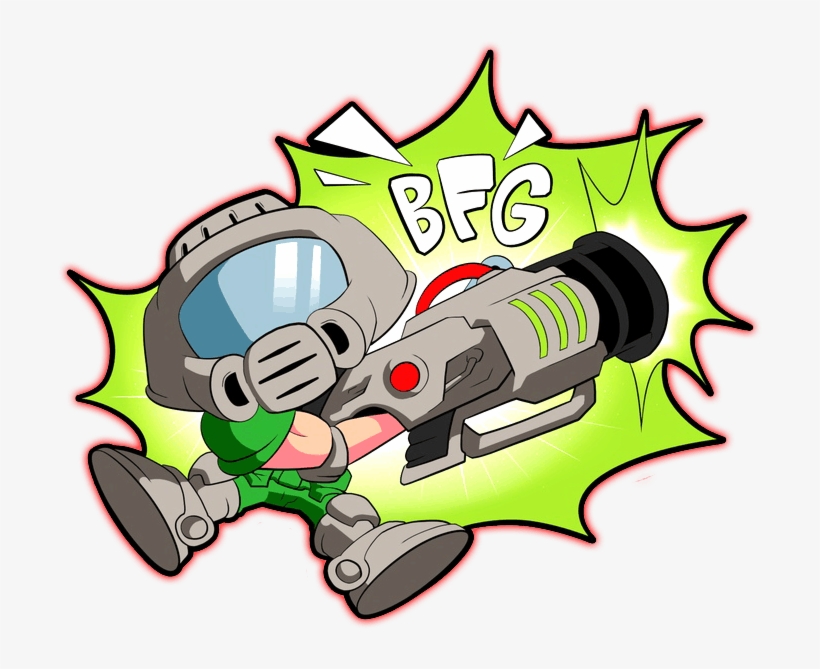 Doomguy Art - Doom Guy Chibi PNG Image | Transparent PNG Free Download ...