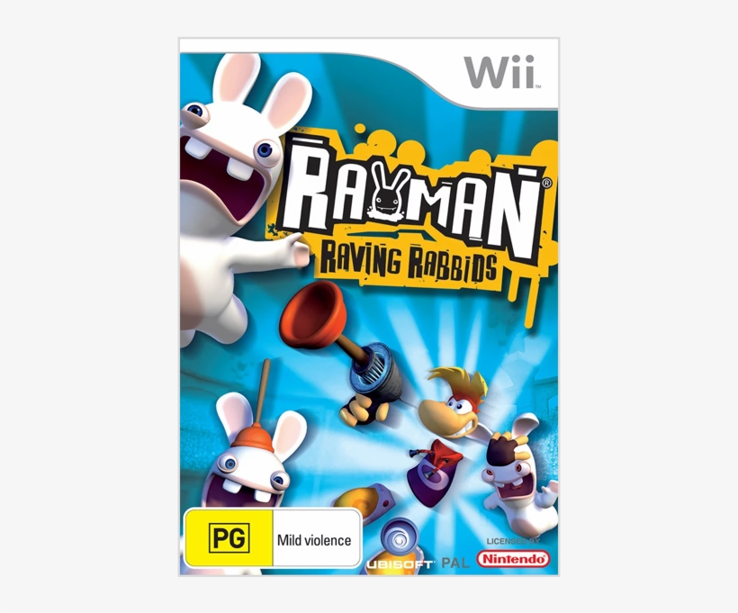 Raving Rabbids - Rayman Raving Rabbids Xb360 PNG Image | Transparent ...