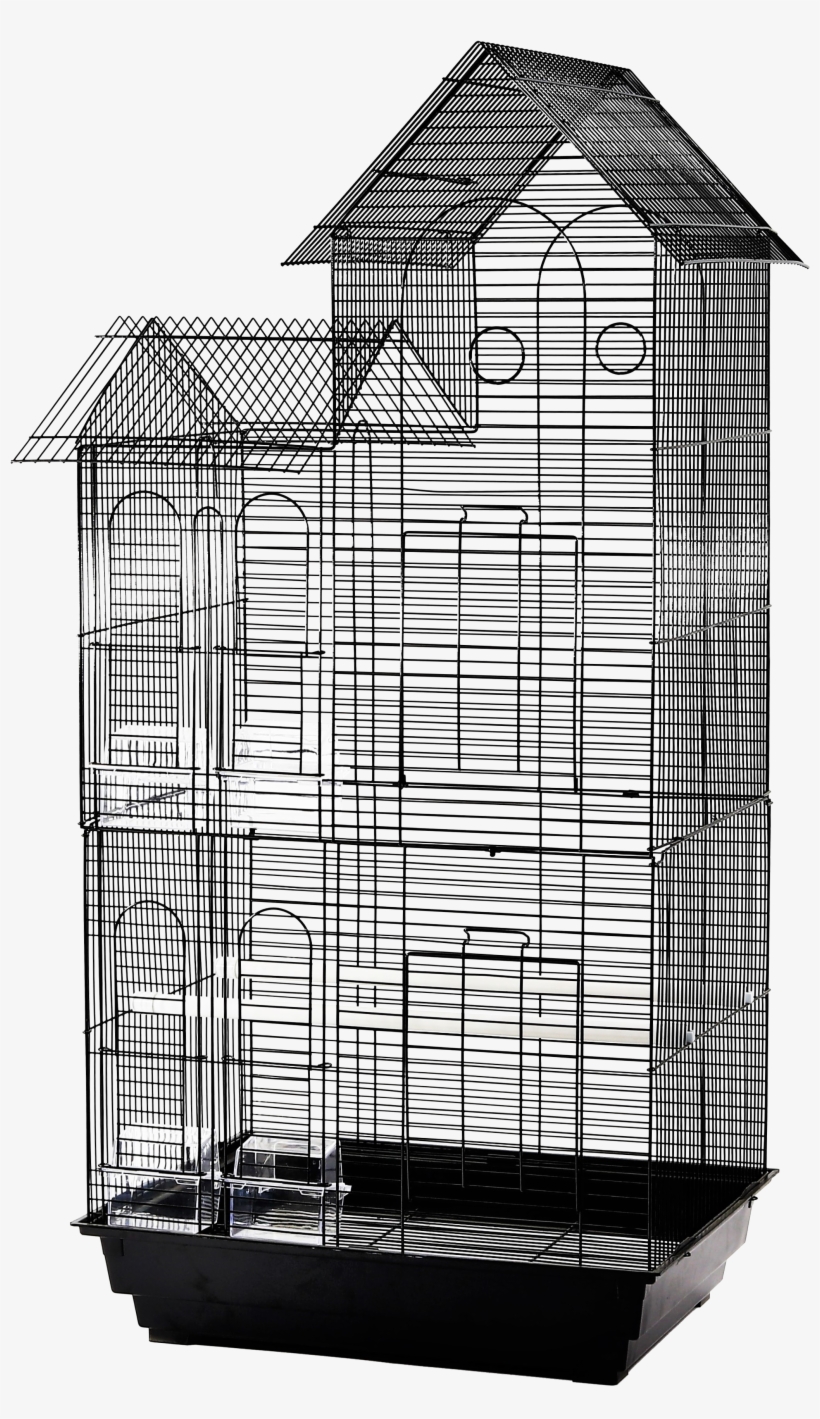 Download Bird Finch/canary Aviary 20x16x43 Black”” - Cage | Transparent ...