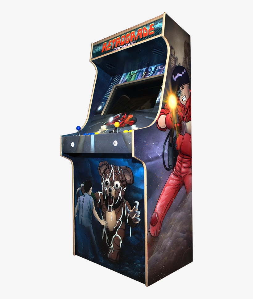Retro Bespoke Arcade Machine Tier 2 Artwork - Akira Arcade Cabinet PNG ...