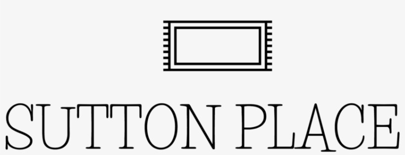 Sutton Place Logo Black - Line Art PNG Image | Transparent PNG Free ...