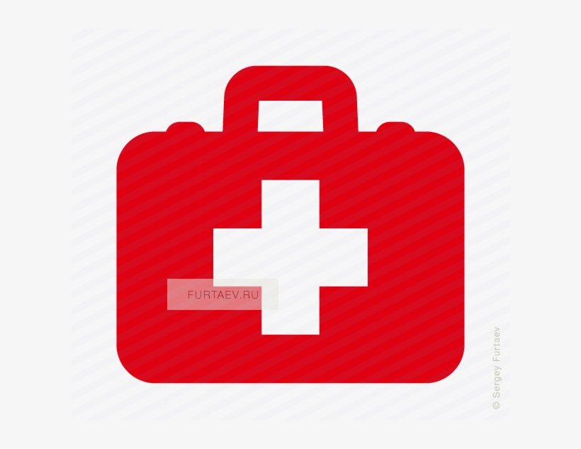 Vector Icon Of First Aid Box - First Aid Clip Art PNG Image ...