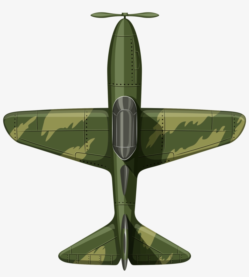 Download - Top Down Plane Clipart PNG Image | Transparent PNG Free ...