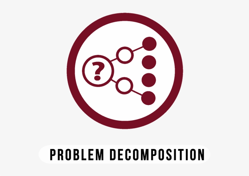 Decomposition Is The Act Of Breaking Down Tasks Into - Circle PNG Image ...