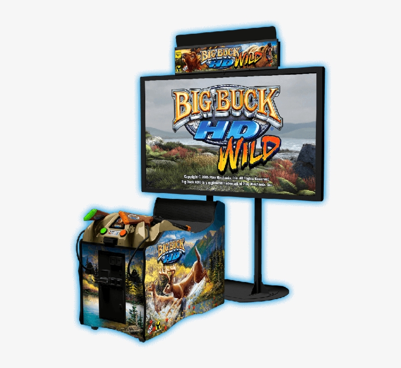 Raw Thrills Bick Buck Hd Wild - Big Buck Hunter Arcade Game PNG Image ...