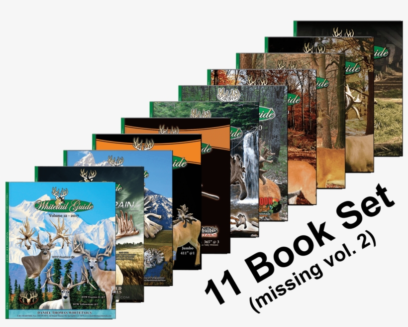 Whitetail Guide Large Hardcover Breeder Buck Book, - Graphic Design PNG ...