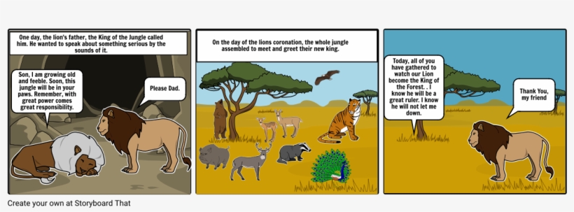 The Lion And Beaver - Cartoon PNG Image | Transparent PNG Free Download ...