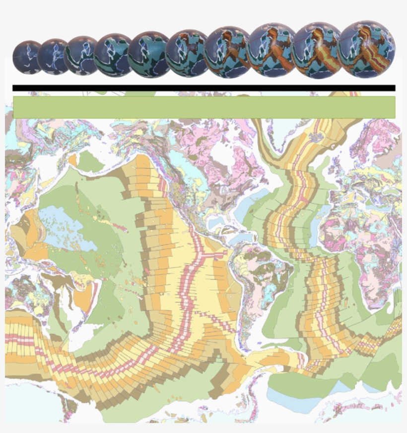 Download Modern Continents - Geological Map Of The World | Transparent ...