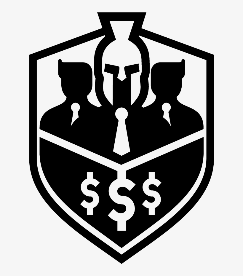 Ecommerce Gladiator Icon Black And White - Crest PNG Image ...