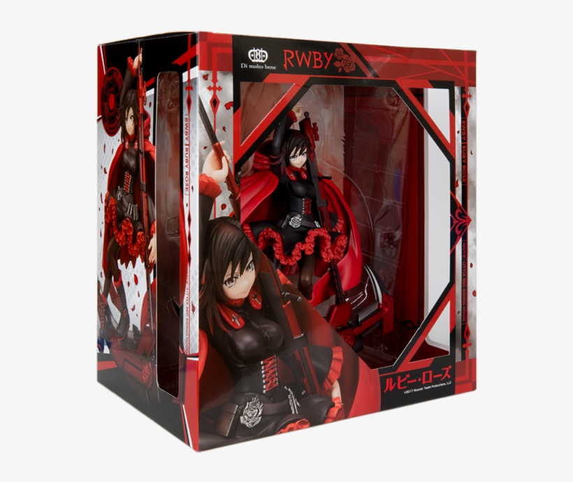 Rwby Ruby Rose Figure About 300mm Pvc Abs Painted Finished - Action ...