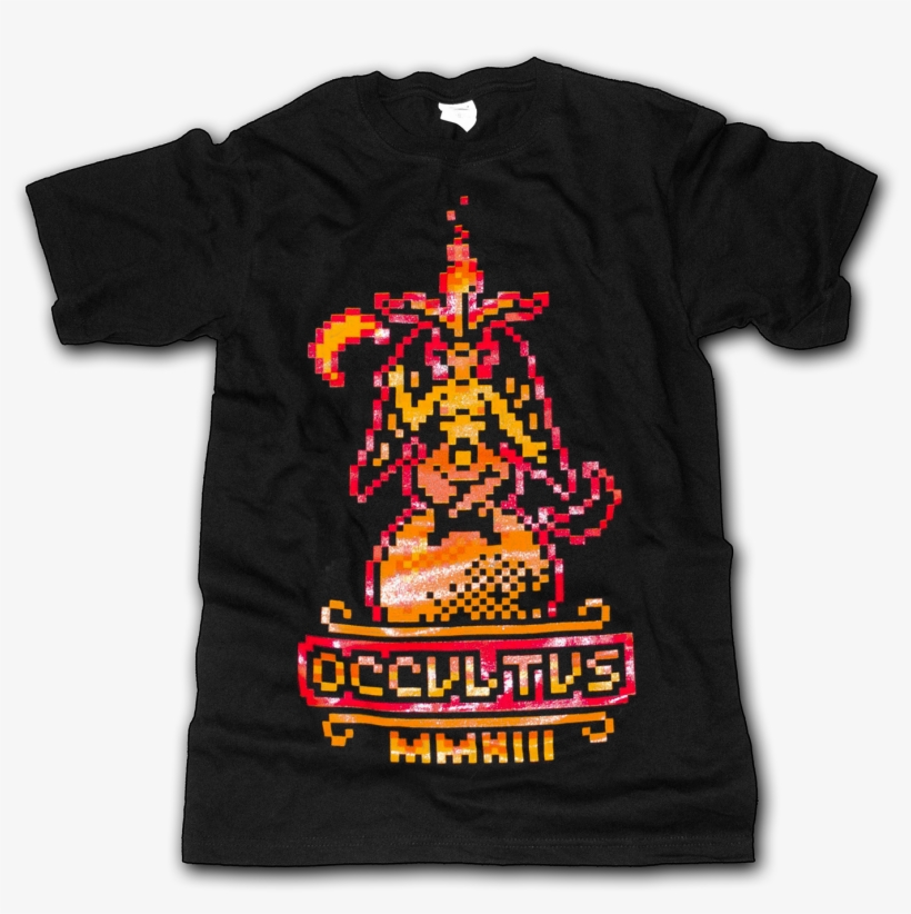 Image Of 8-bit Baphomet Shirt - Family Crest T Shirts PNG Image ...