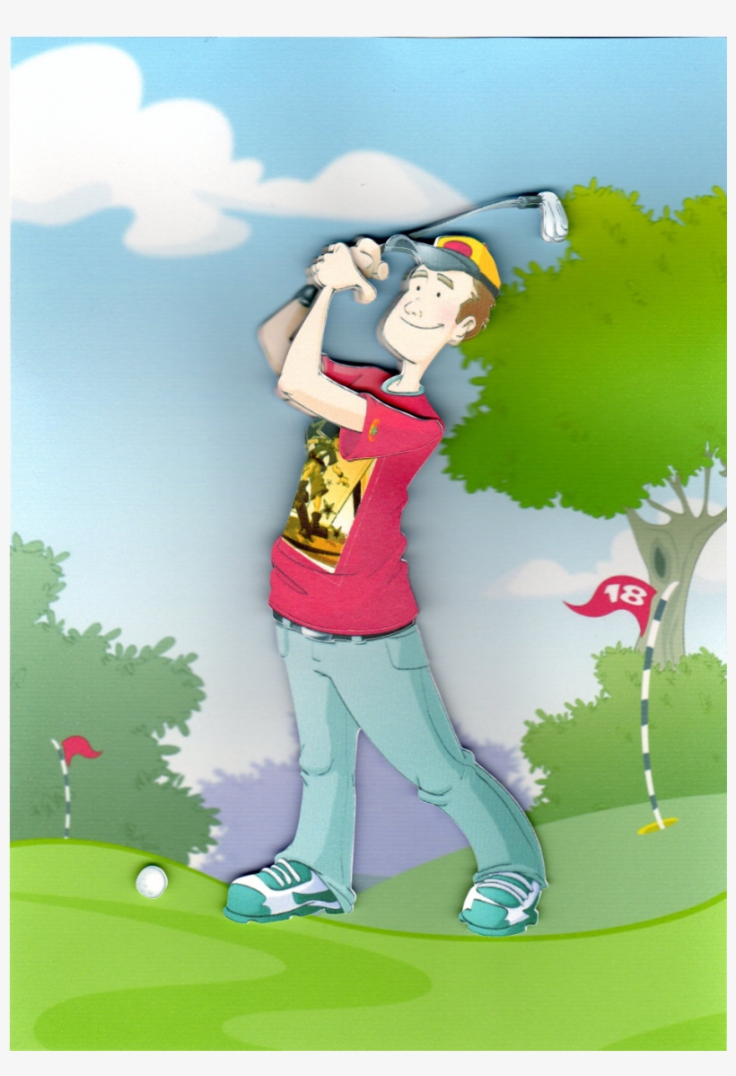 Golfer - Golf Background A4 PNG Image | Transparent PNG Free Download ...