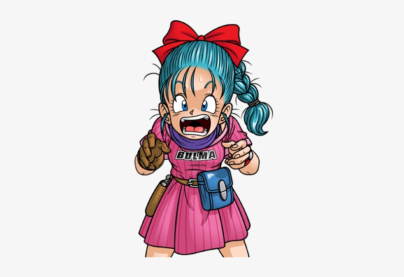 But I Still Want Bulma's Shocked Reaction To Be Seen - Cartoon PNG ...