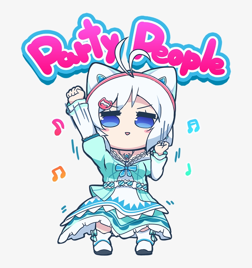 Shiro Party People - Illustration PNG Image | Transparent PNG Free ...