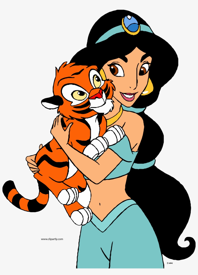 Download Jasmine Clipart Disney Princess Tigger Love Clipart - Princess ...