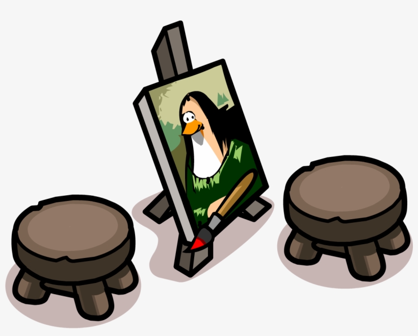 Muppets World Tour Beach Mona Lisa Painting - Painting PNG Image ...