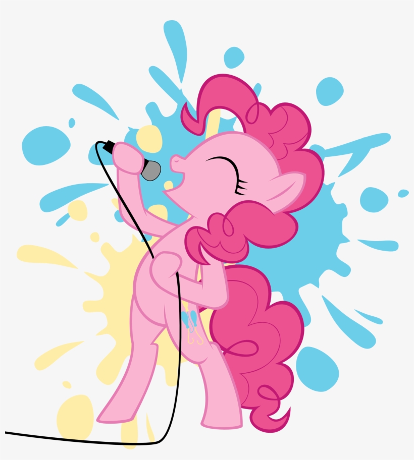 Microphone Clipart Mlp - Mlp Pinkie Pie Singing PNG Image | Transparent ...
