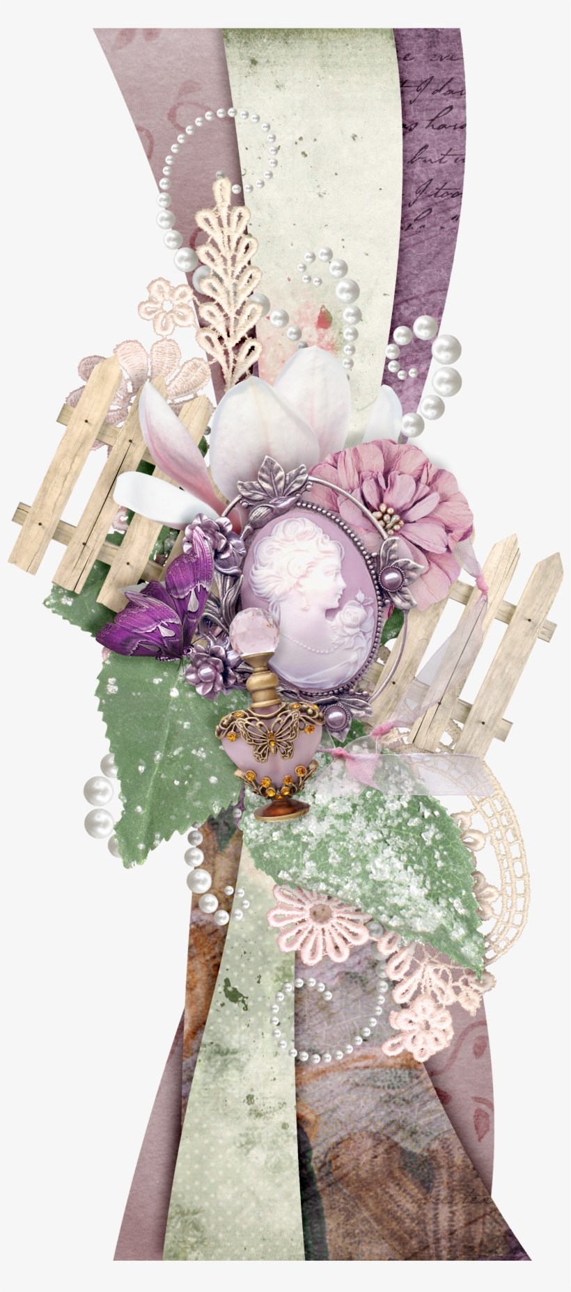 Page Borders, Borders And Frames, Pic Collage Ideas, - Floral Clusters ...