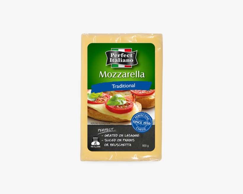 Perfect Italiano Mozzarella Block - Perfect Italiano PNG Image ...
