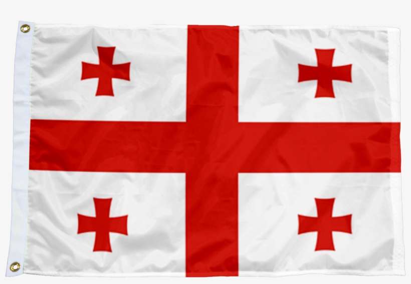 Georgia Flag - Round Georgian Flag PNG Image | Transparent PNG Free ...