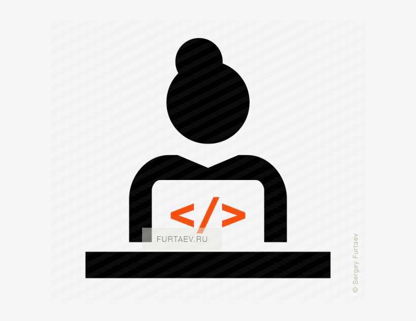 Female Software Developer Icon - Programmer Woman Icon PNG Image ...